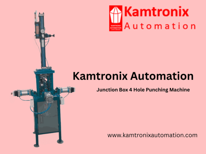 Junction Box 4 Hole Punching Machine by Kamtronix Automation